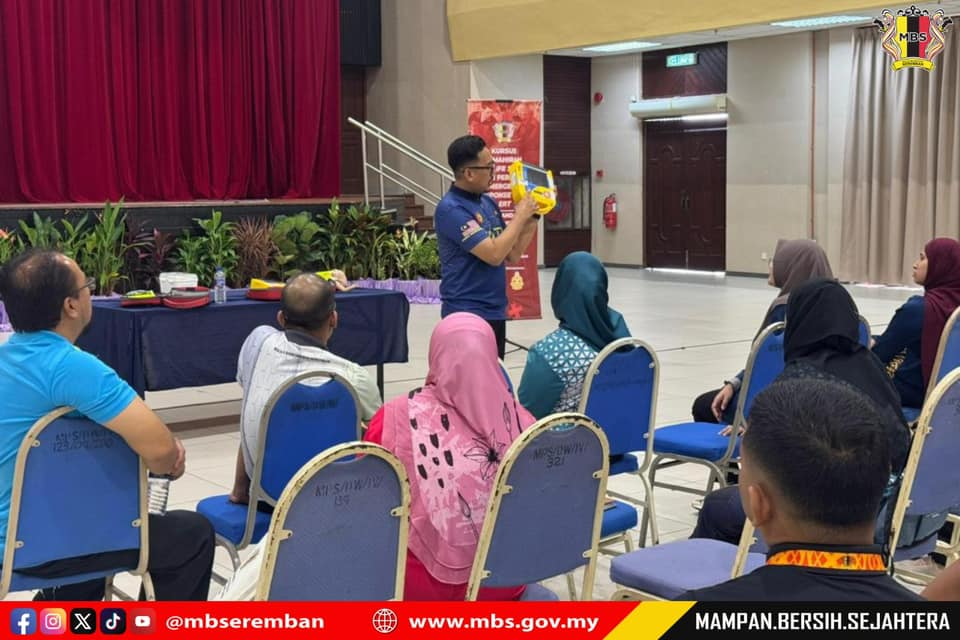 KURSUS KEMAHIRAN BASIC LIFE SUPPORT DAN PERANAN EMERGENCY RESPONSE TEAM (ERT) MAJLIS BANDARAYA ...