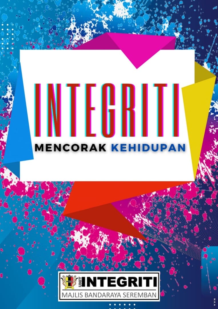 POSTER INTEGRITI | Official Portal Seremban City Council (MBS)