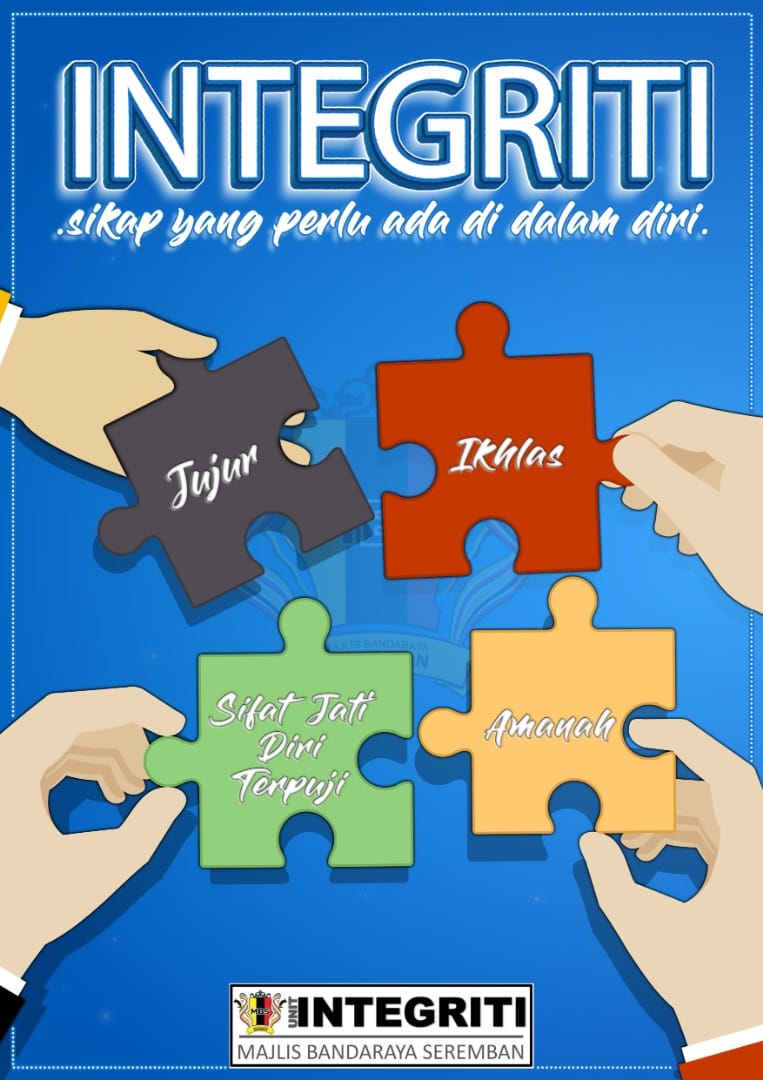 POSTER INTEGRITI | Portal Rasmi Majlis Bandaraya Seremban (MBS)