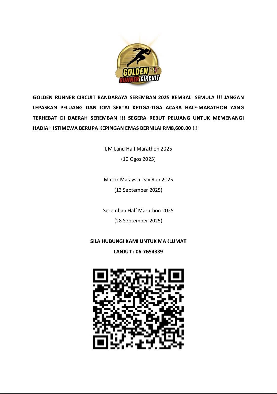 MATRIX MALAYSIA DAY RUN | Portal Rasmi Majlis Bandaraya Seremban (MBS)