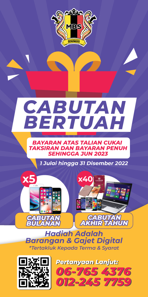 CABUTAN BERTUAH CUKAI TAKSIRAN MBS | Official Portal Seremban City ...